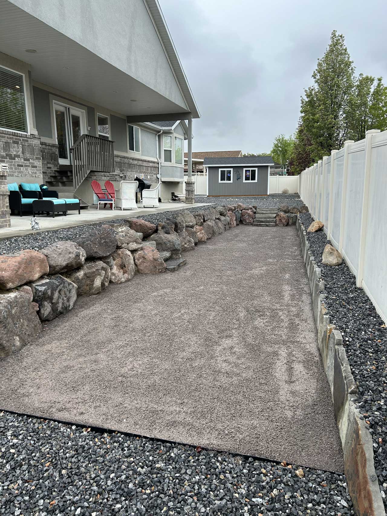 Rock Walls - Burke's Landscaping